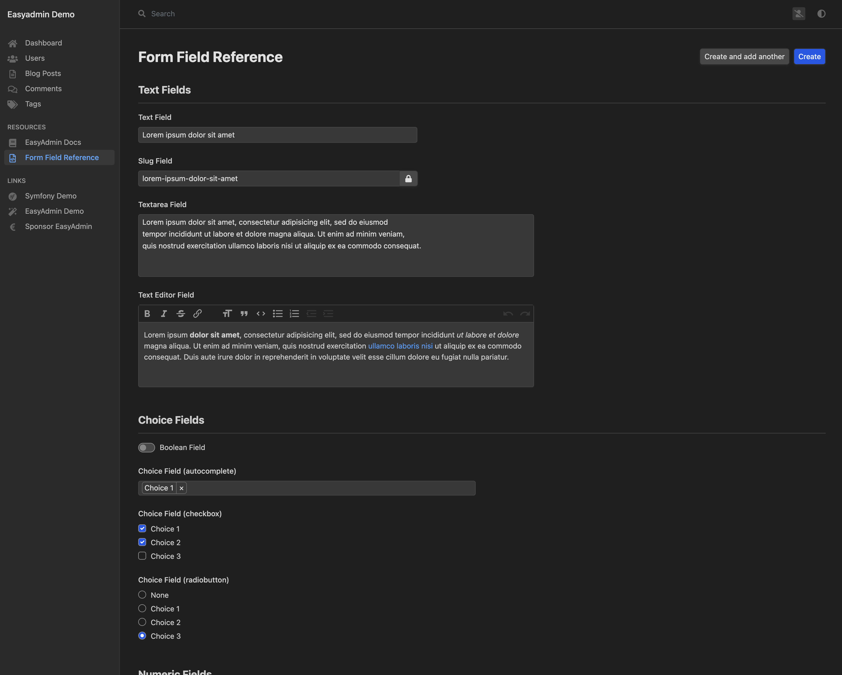 New In Easyadmin 4 Dark Mode · Easyadmin Blog